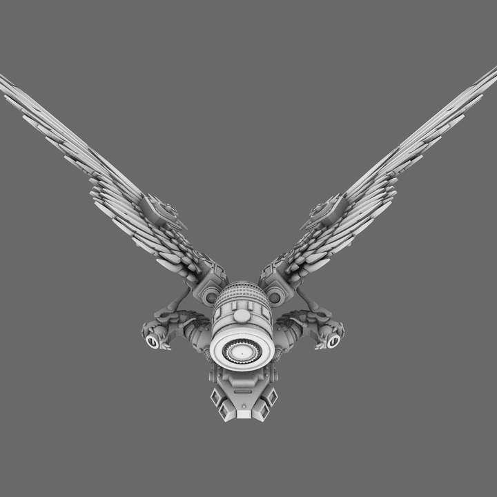 3D Printable Cyber Samurai V8 Dragon King Jetpack by BW Terrain & Forge