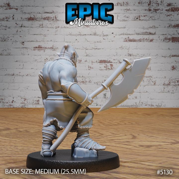 3D Printable Troll Executioner Victory / Evil Ogre Hangman / Headsman ...