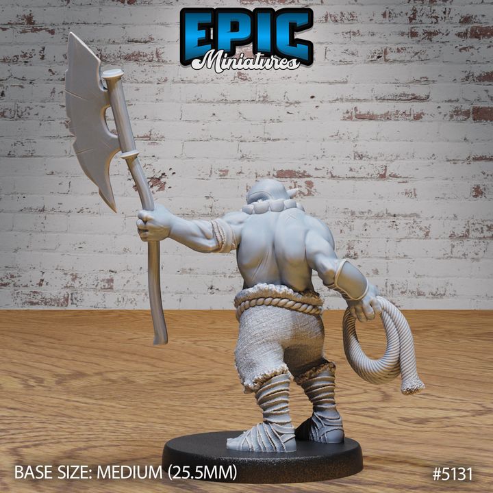 3D Printable Troll Executioner Victory / Evil Ogre Hangman / Headsman ...