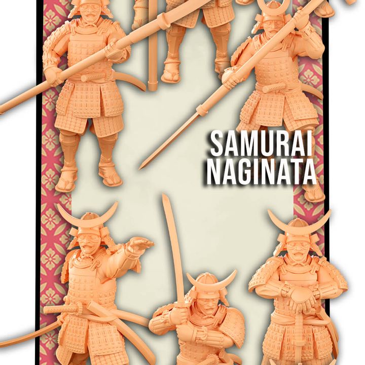 3D Printable Samurai Rising Pack by Saga Miniatures