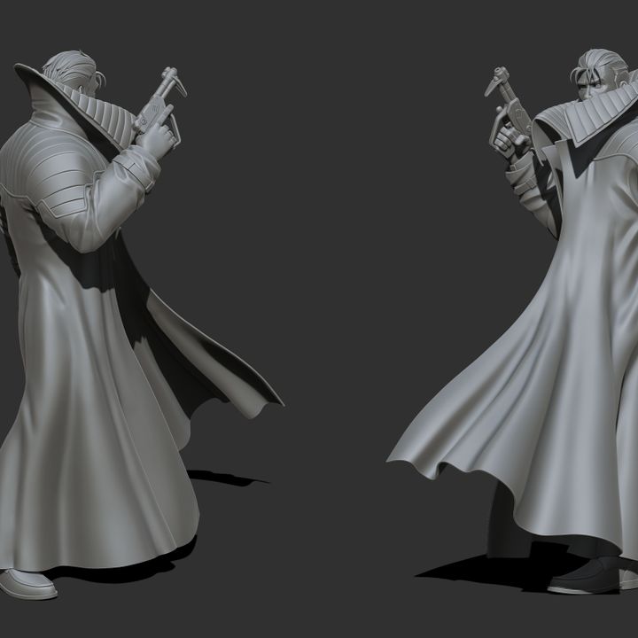 3D Printable Nathan Never - cyberpunk comic book character by Vicko ...