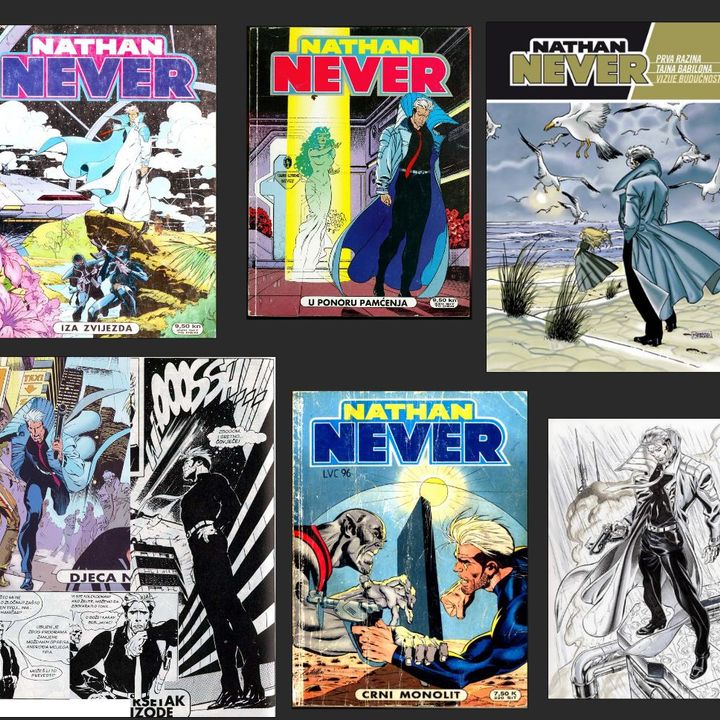 3D Printable Nathan Never - cyberpunk comic book character by Vicko ...