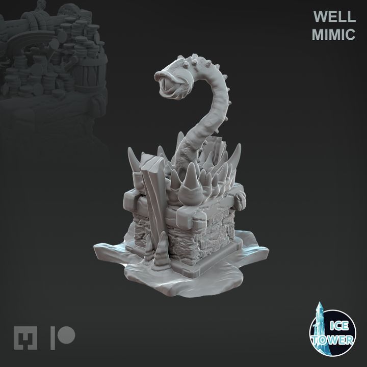 3D Printable Well - Mimic by Ice Tower
