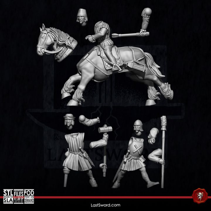 3D Printable Vitelli and Galloper Guns by LastSword Miniatures