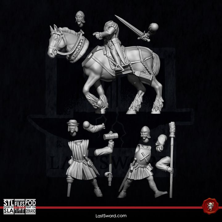 3D Printable Vitelli and Galloper Guns by LastSword Miniatures