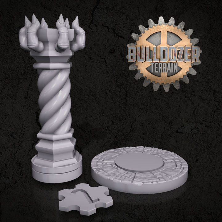 3D Printable Objective Markers for Rank and File Wargames by Tom Wiggins