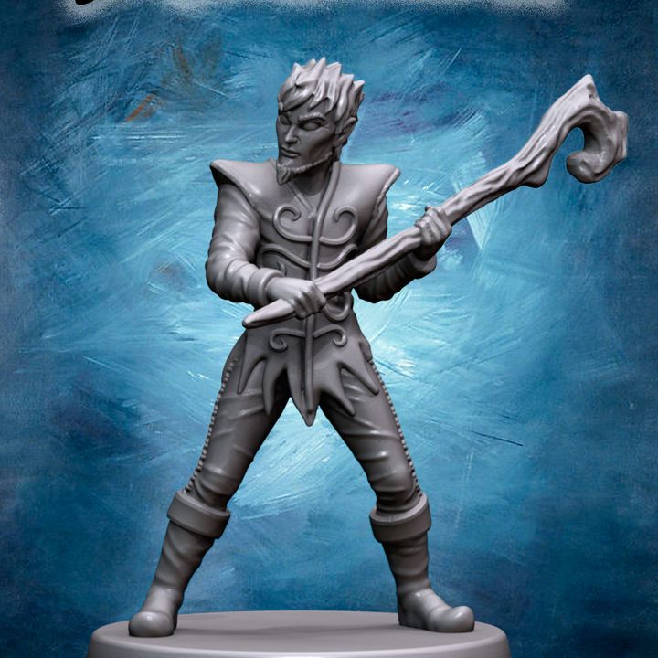 3D Printable Jack Frost by War in Christmas Village
