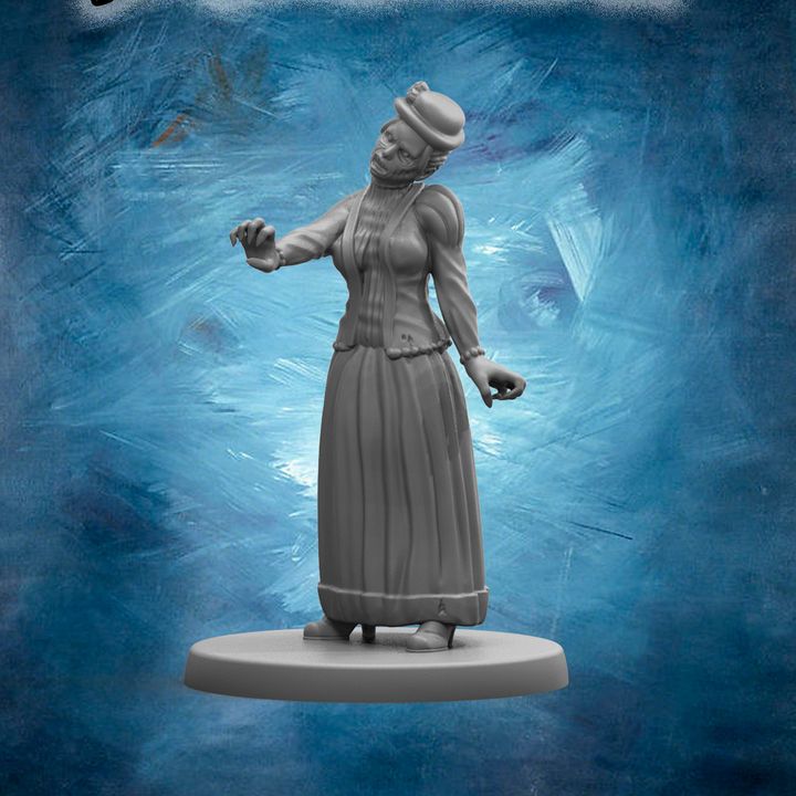 3D Printable Christmas Village Zombie Bundle by War in Christmas Village