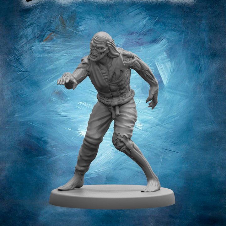 3D Printable Christmas Village Zombie Bundle by War in Christmas Village