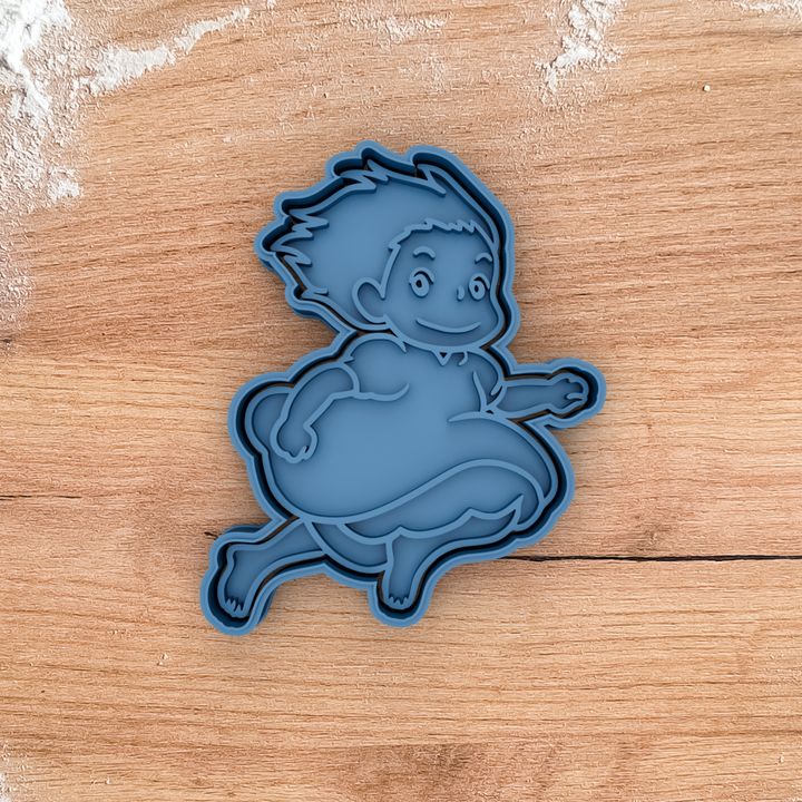 3D Printable 8 cookie cutter pack from Ponyo of Ghibli by Mac Cookies