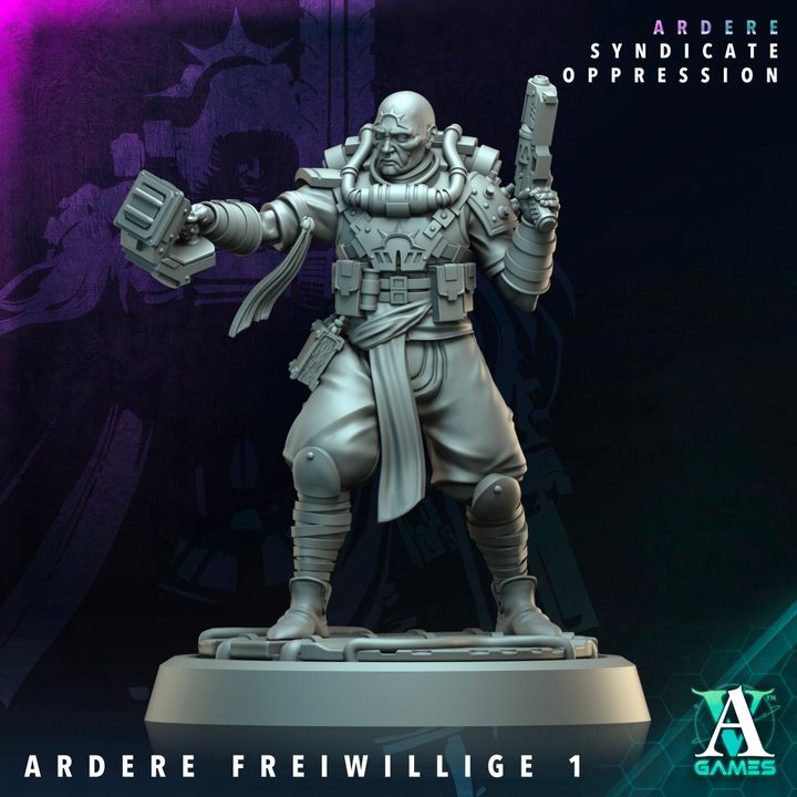 3D Printable Ardere - Syndicate Oppression - Bundle by Archvillain Games