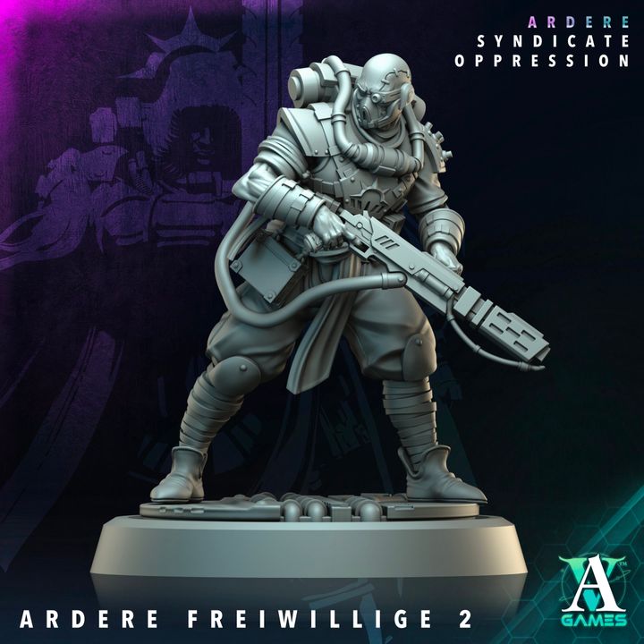3D Printable Ardere - Syndicate Oppression - Bundle by Archvillain Games