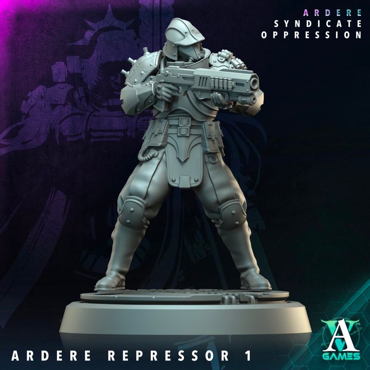 3D Printable Ardere - Syndicate Oppression - Bundle by Archvillain Games