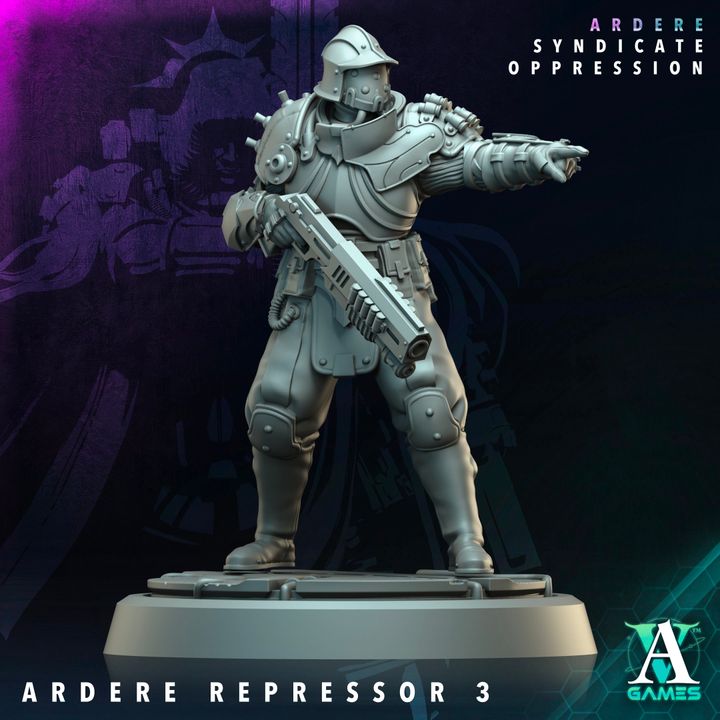 3D Printable Ardere - Syndicate Oppression - Bundle by Archvillain Games