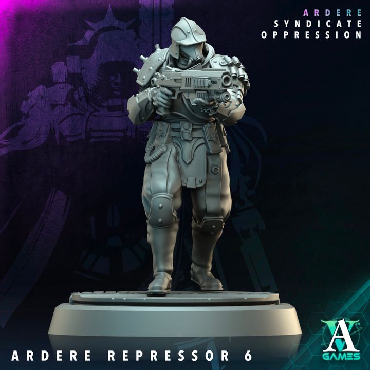 3D Printable Ardere - Syndicate Oppression - Bundle by Archvillain Games