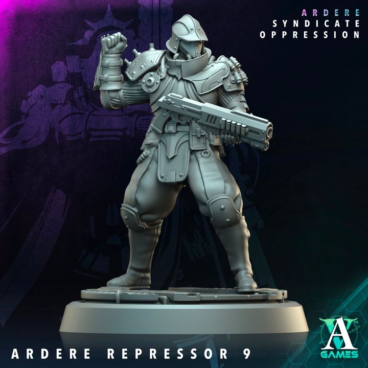 3D Printable Ardere - Syndicate Oppression - Bundle by Archvillain Games