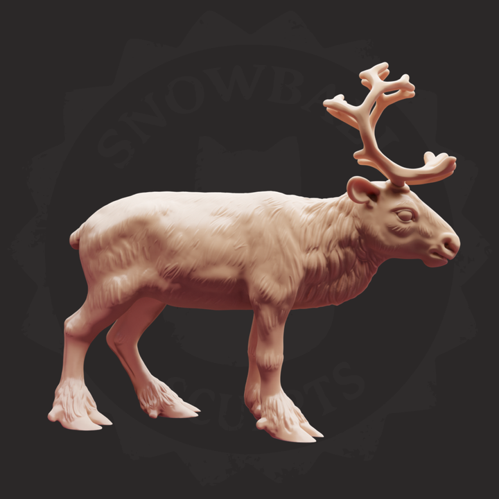 3D Printable Comet - Reindeer by Snowball Sculpts