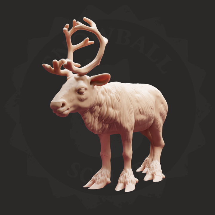 3D Printable Comet - Reindeer by Snowball Sculpts