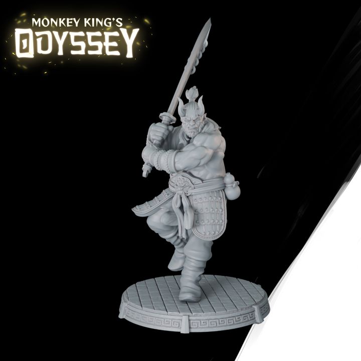 3D Printable Monkey King's Odyssey (32mm & 75mm) by Saga Miniatures