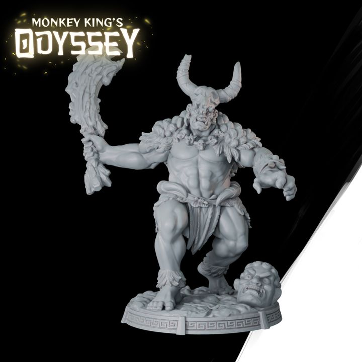 3D Printable Monkey King's Odyssey (32mm & 75mm) by Saga Miniatures