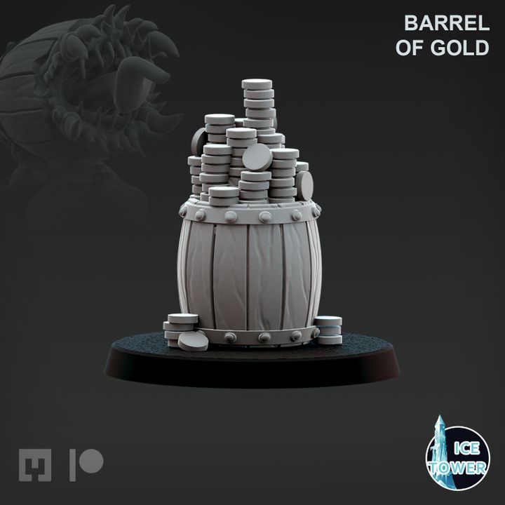 3D Printable Barrel - Mimic by Ice Tower