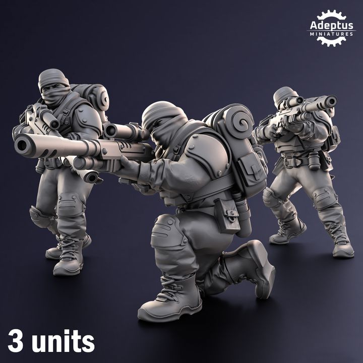 3D Printable Infantry Bundle. Sandshroud battalion. Imperial Guard by ...