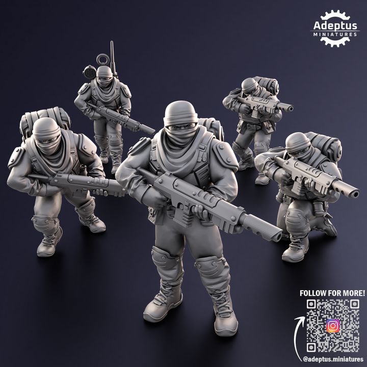 3D Printable Infantry Bundle. Sandshroud battalion. Imperial Guard by ...