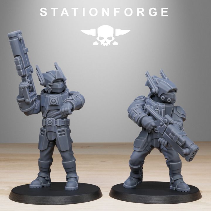 3D Printable Tarion Assault Squad by Station Forge
