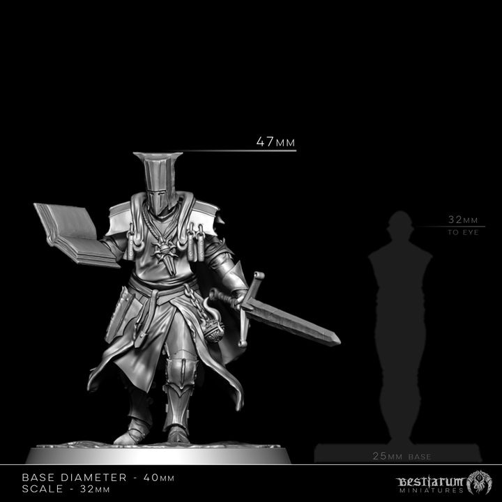 3D Printable Bulwark Consecrator | Penitent Crusade | Paladin by ...