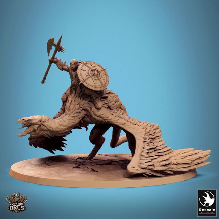 3D Printable Giant Vulture by Rescale Miniatures