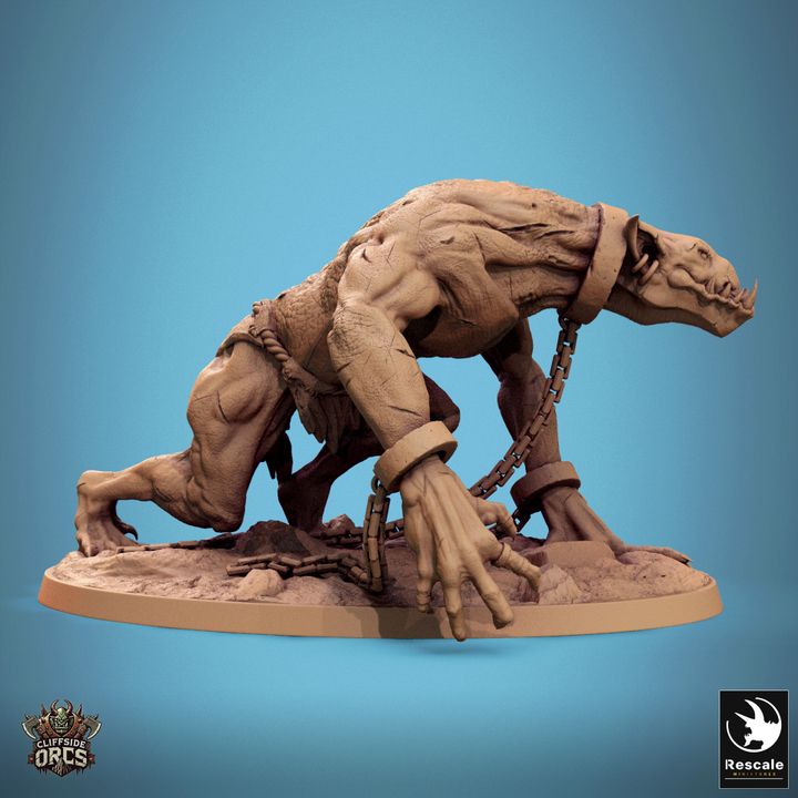 3D Printable Troll by Rescale Miniatures