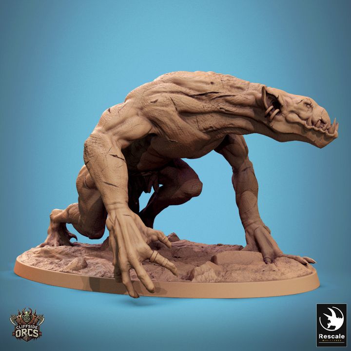 3D Printable Troll by Rescale Miniatures