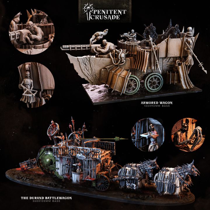 3D Printable Engines of Azerai: Collection | Penitent Crusade by ...