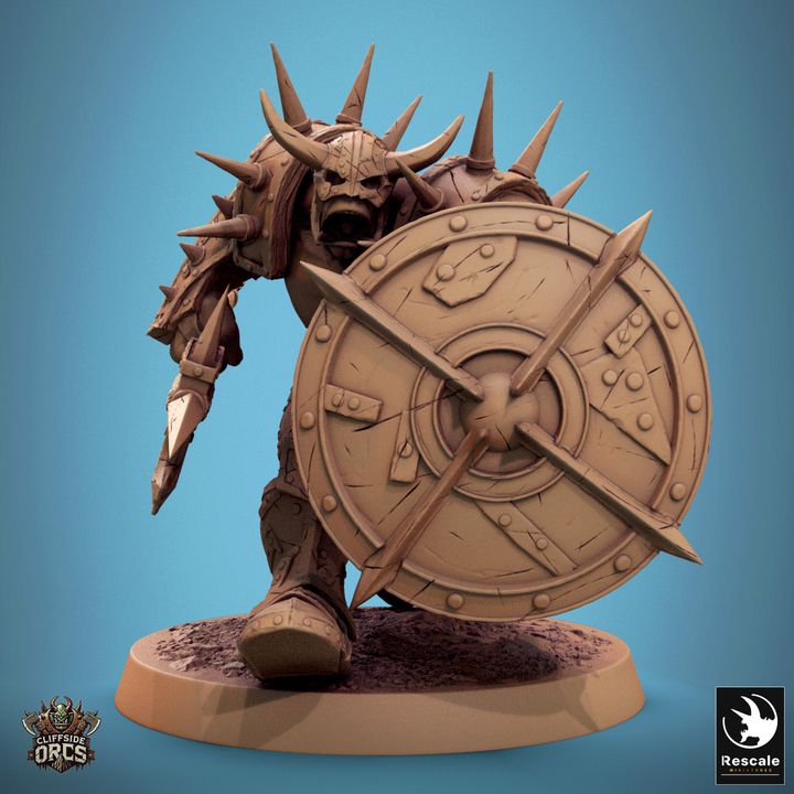 3D Printable Pack Infantry Orc by Rescale Miniatures