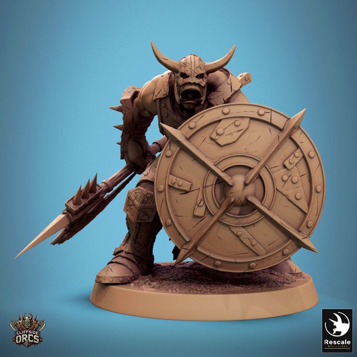3D Printable Pack Infantry Orc by Rescale Miniatures