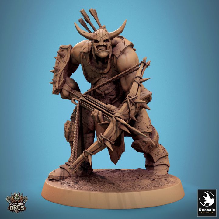 3D Printable Pack Infantry Orc by Rescale Miniatures