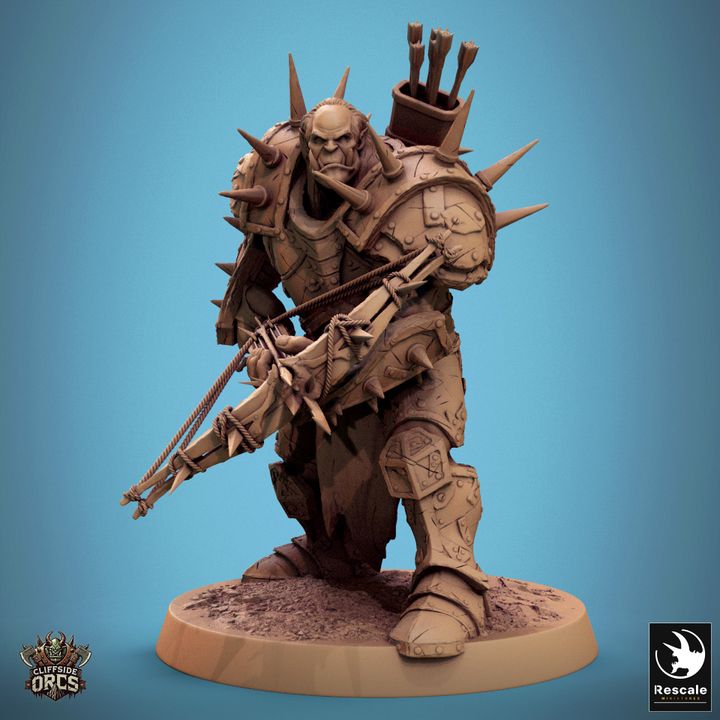 3D Printable Pack Infantry Orc by Rescale Miniatures