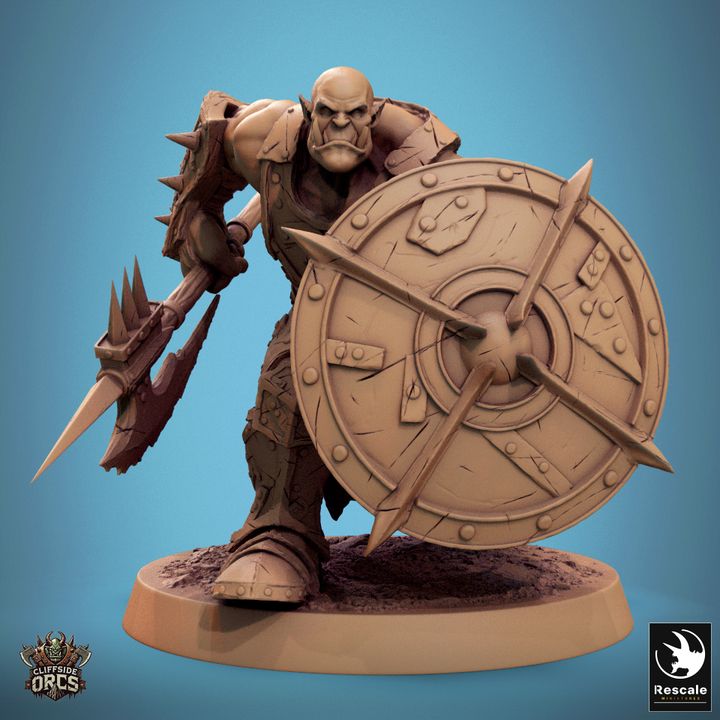 3D Printable Pack Infantry Orc by Rescale Miniatures