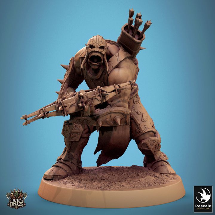 3D Printable Pack Infantry Orc by Rescale Miniatures
