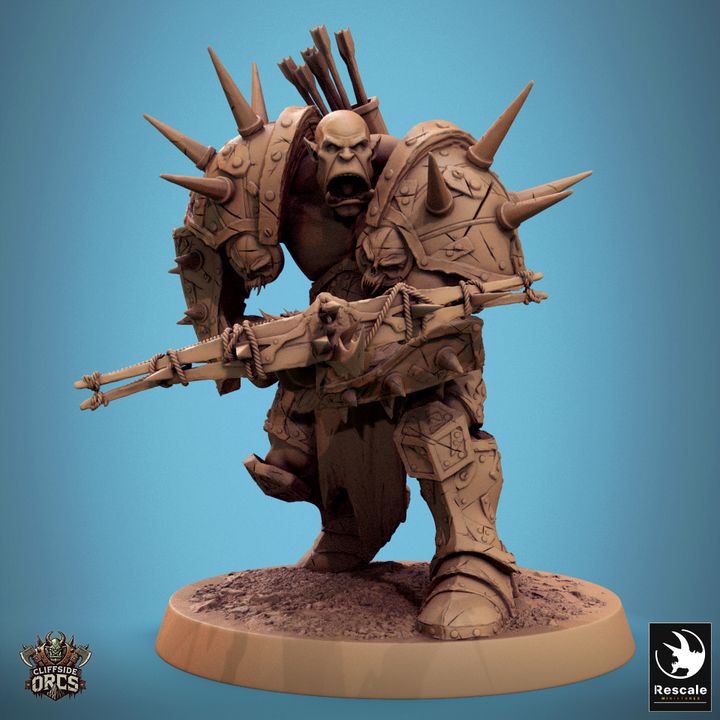 3D Printable Pack Infantry Orc by Rescale Miniatures