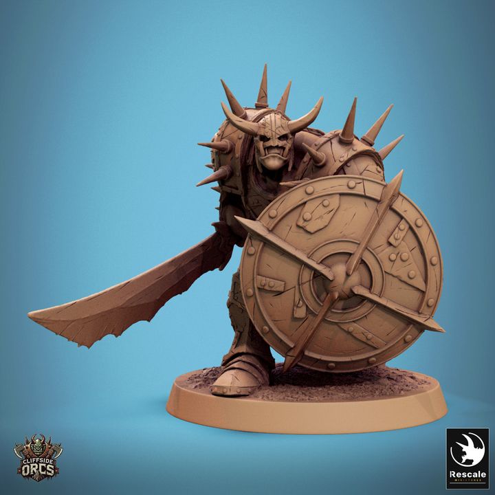 3D Printable Pack Infantry Orc by Rescale Miniatures