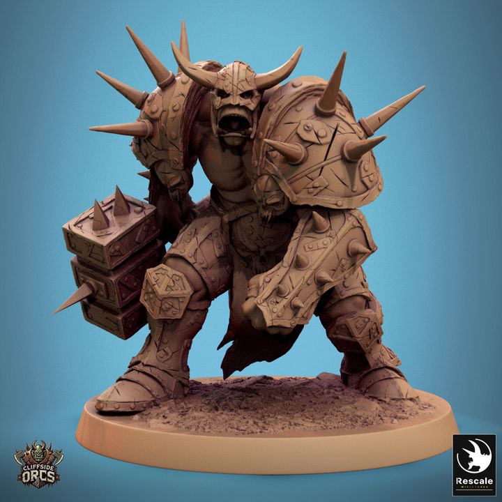 3D Printable Pack Brutal Orc by Rescale Miniatures