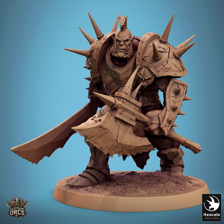 3D Printable Pack Brutal Orc by Rescale Miniatures