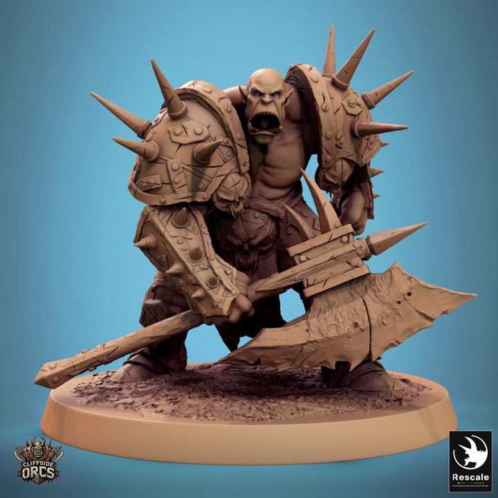 3D Printable Pack Brutal Orc by Rescale Miniatures