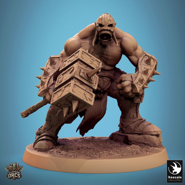 3D Printable Pack Brutal Orc by Rescale Miniatures
