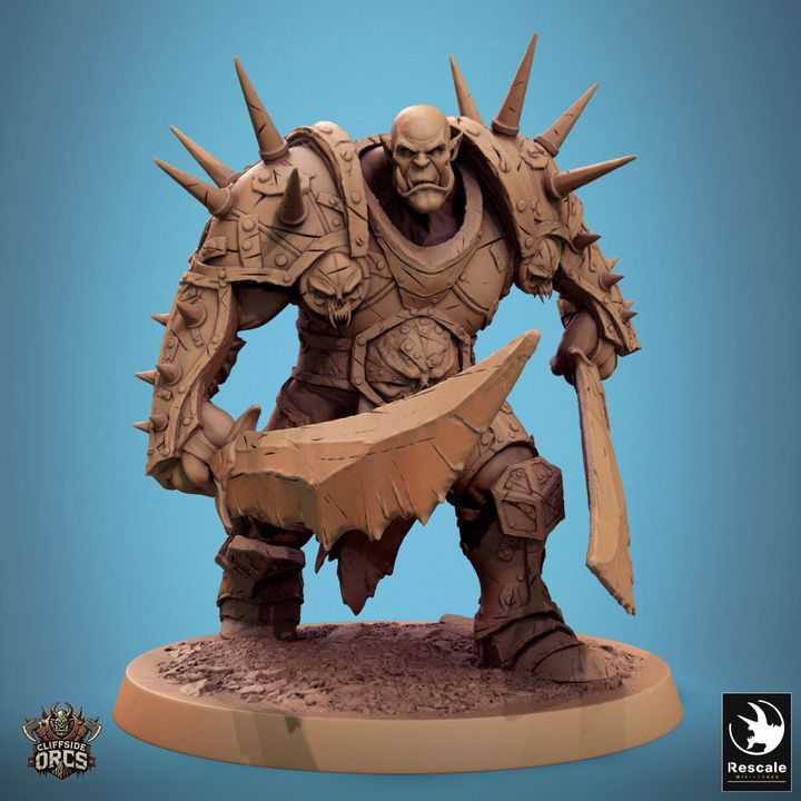 3D Printable Pack Brutal Orc by Rescale Miniatures