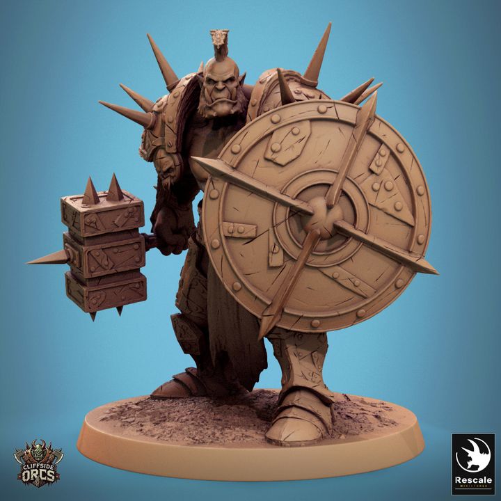 3D Printable Pack Brutal Orc by Rescale Miniatures