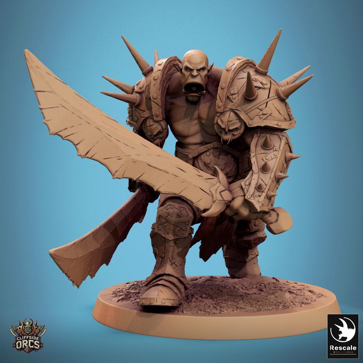 3D Printable Pack Brutal Orc by Rescale Miniatures