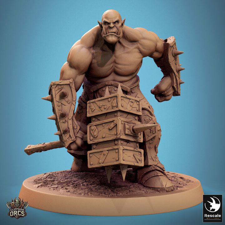3D Printable Pack Brutal Orc by Rescale Miniatures