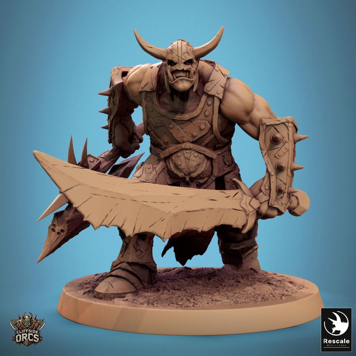 3D Printable Pack Brutal Orc by Rescale Miniatures